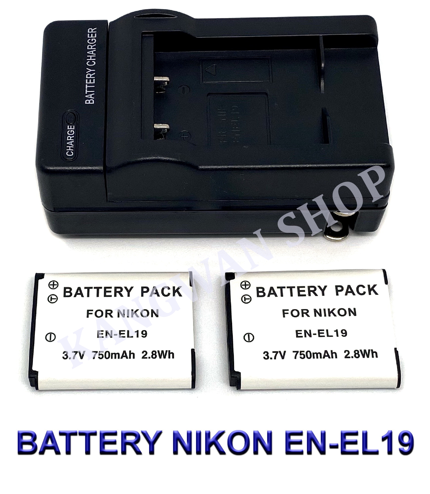 EN-EL19 \ ENEL19 แบตเตอรี่ \ แท่นชาร์จ \ แบตเตอรี่พร้อมแท่นชาร์จสำหรับกล้องนิคอน Battery ...
