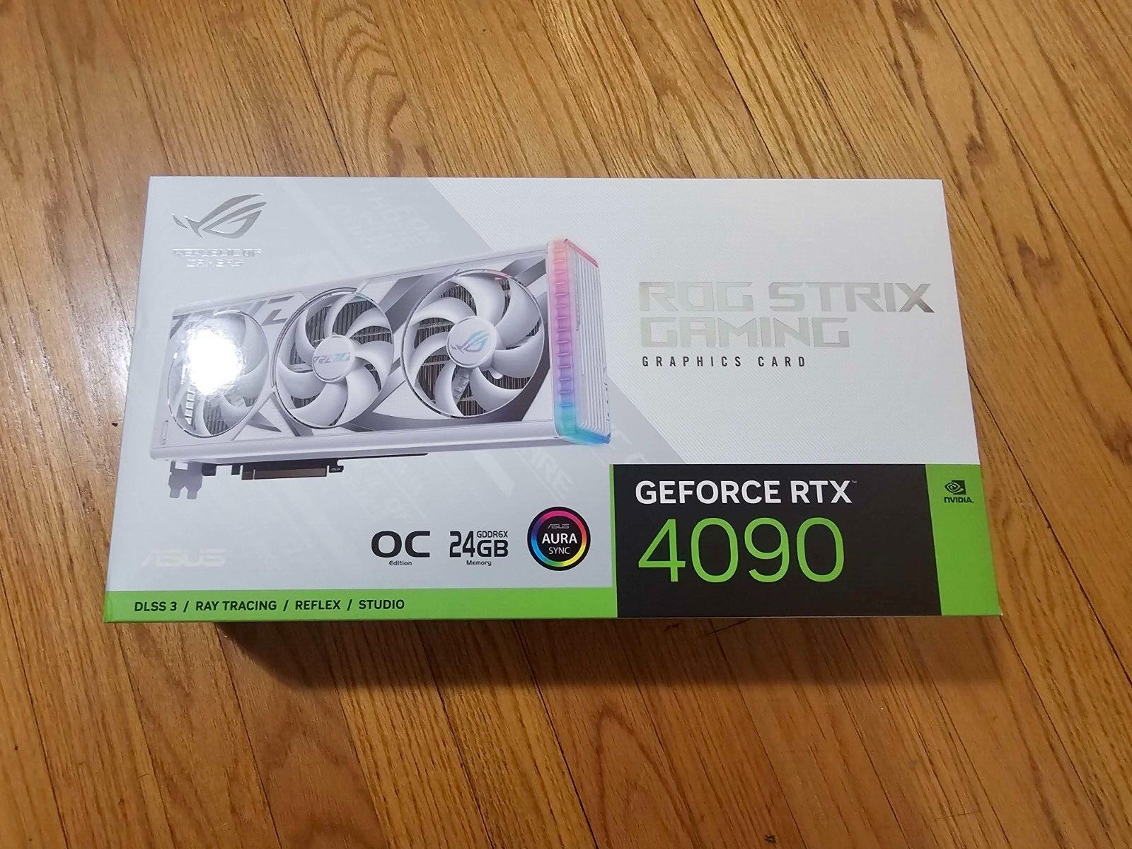 ASUS ROG Strix GeForce RTX 4090 24GB GDDR6X White OC Edition Gaming ...