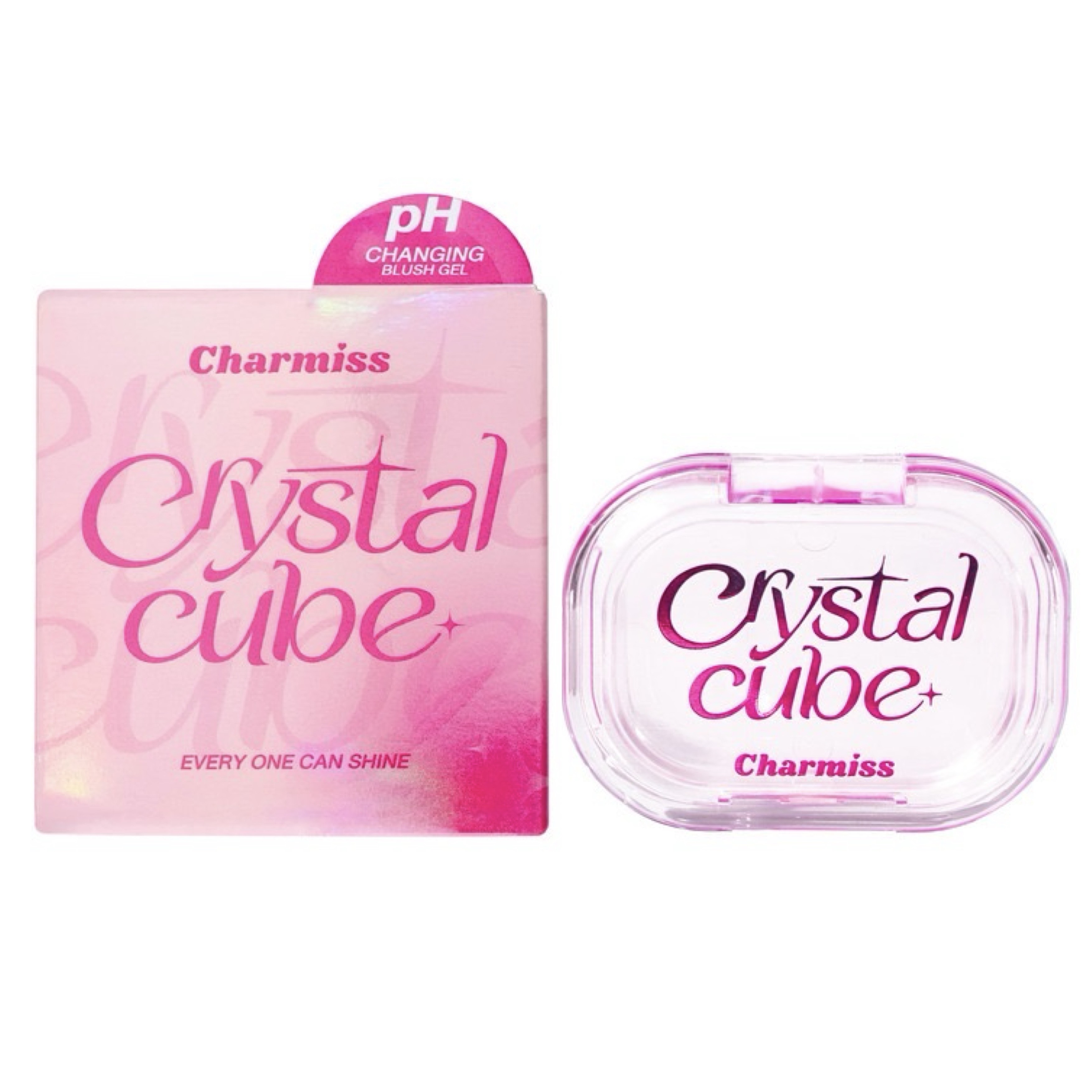 ชาร์มิสบลัชเจลใส Charmiss Crystal Cube pH Changing Blush Gel Glasting ...