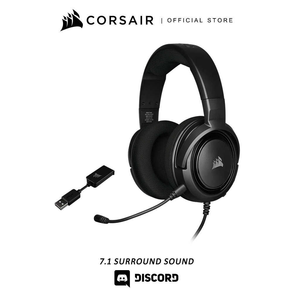 CORSAIR GAMING HEADSET (หูฟัง) HS55 SURROUND (WHITE) By Speed Computer ...