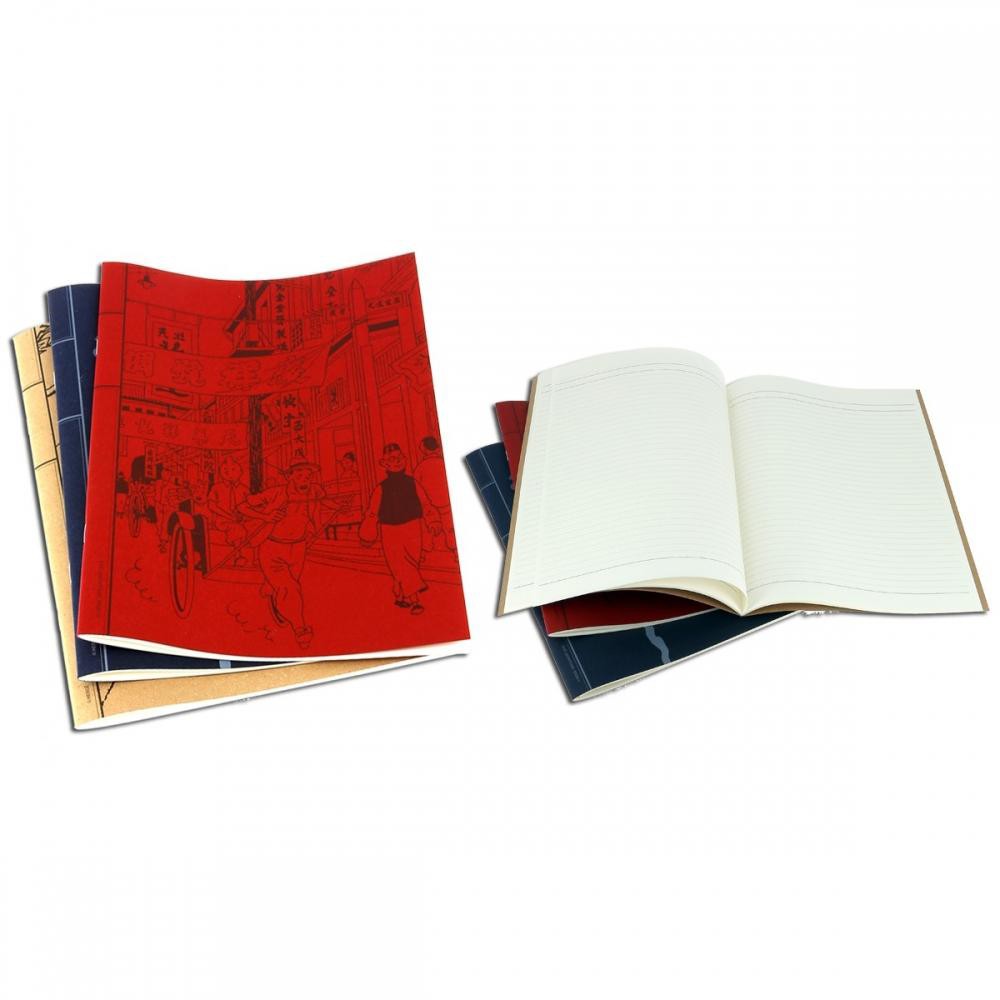 Tintin Softcover Notebook: Shanghai Street Exercise Book (Lined pages ...