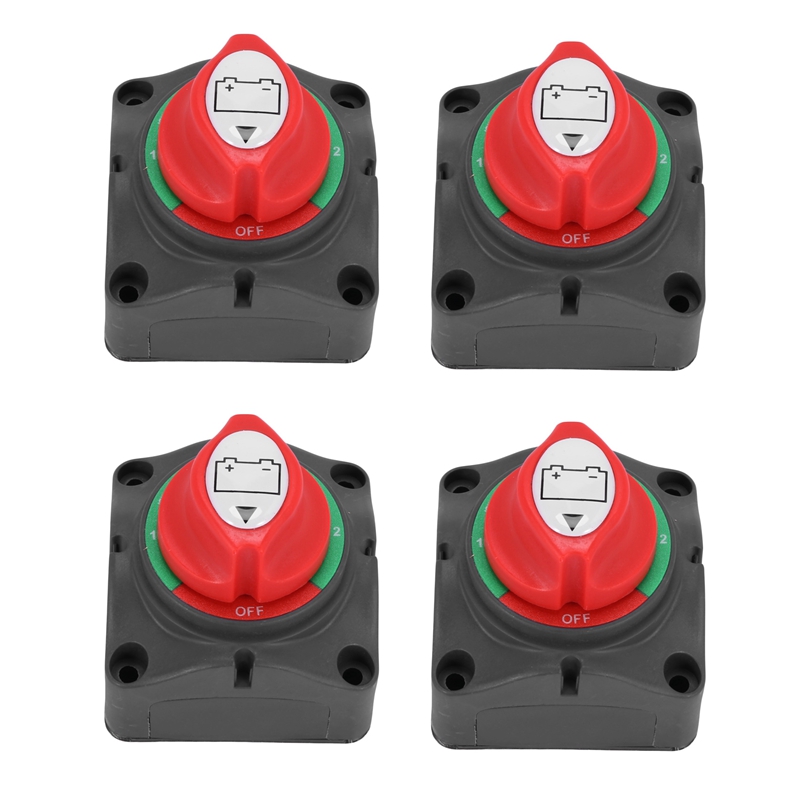 4X 3 Position Disconnect Isolator Master Switch, 12-60V Battery Power ...