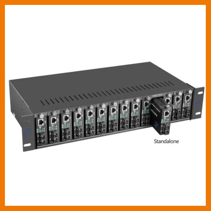สินค้าขายดี!!! RACK MOUNT MEDIA CONVERTER 19" 14 SLOT ตู้แร็ค19นิ้ว2U ...