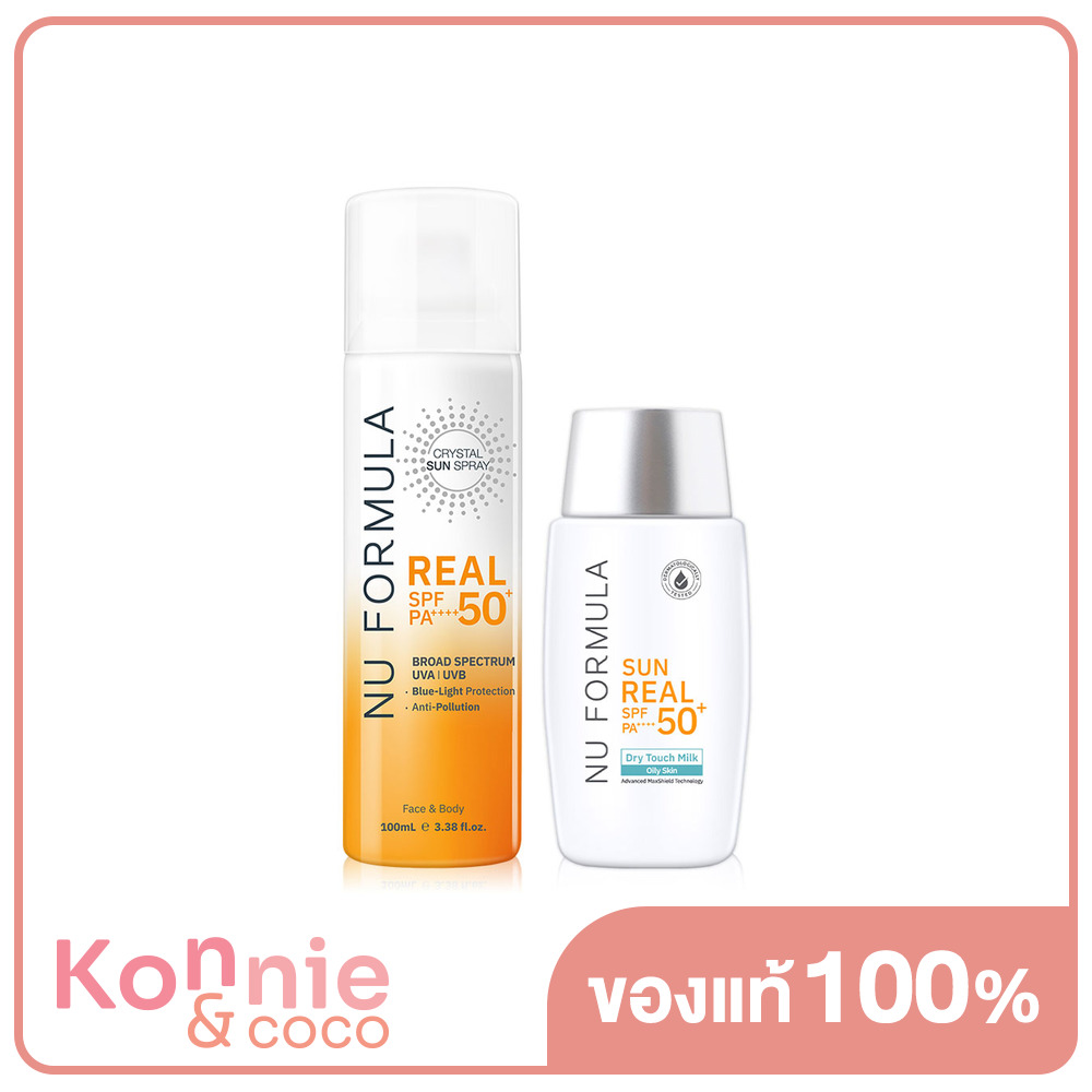 Nu Formula Sun Real SPF50+/PA++++ Dry Touch Milk 40g + Nu Formula ...