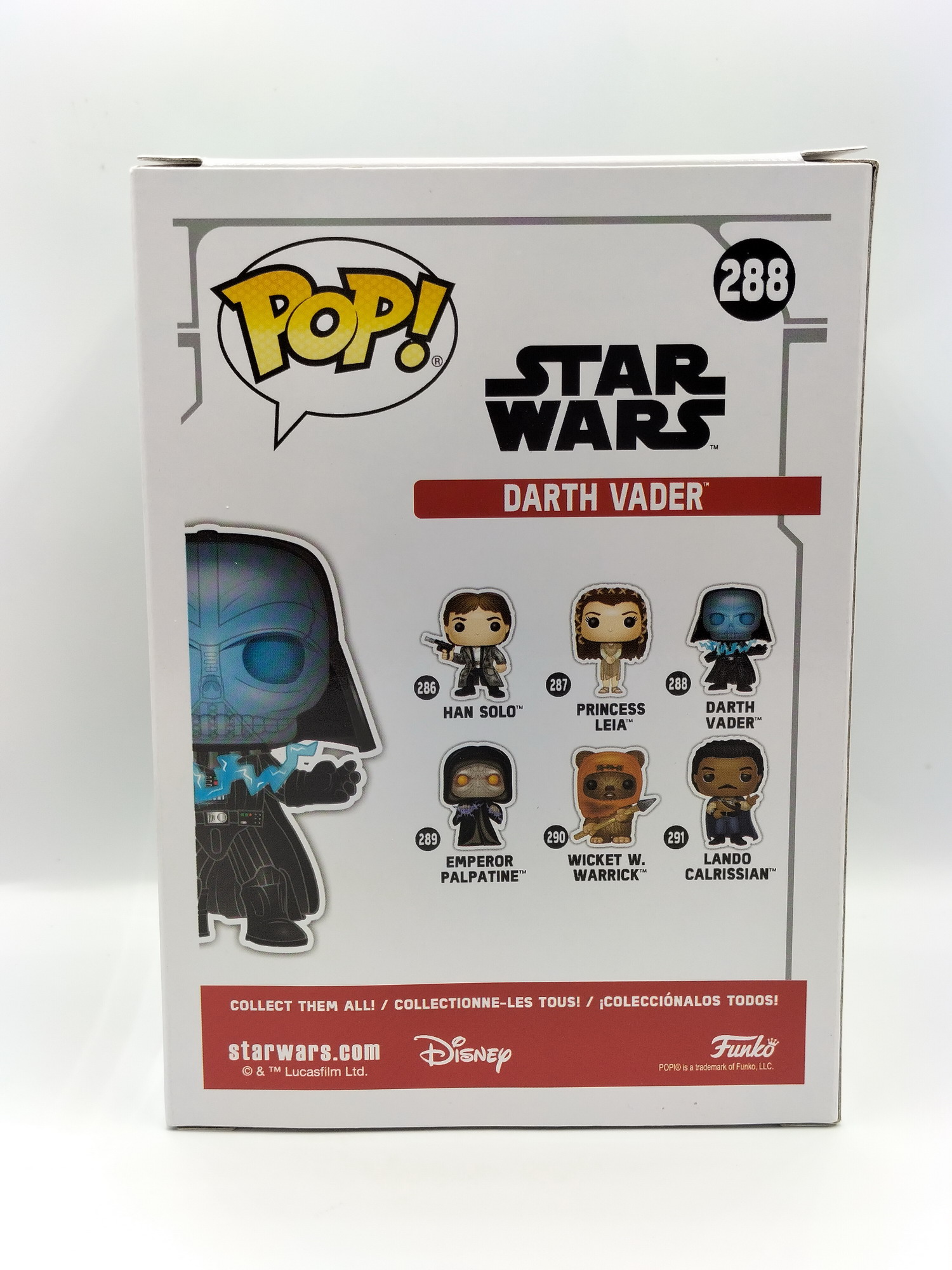 Funko Pop Star Wars - Darth Vader Electrocuted #288 - Funko Collection ...