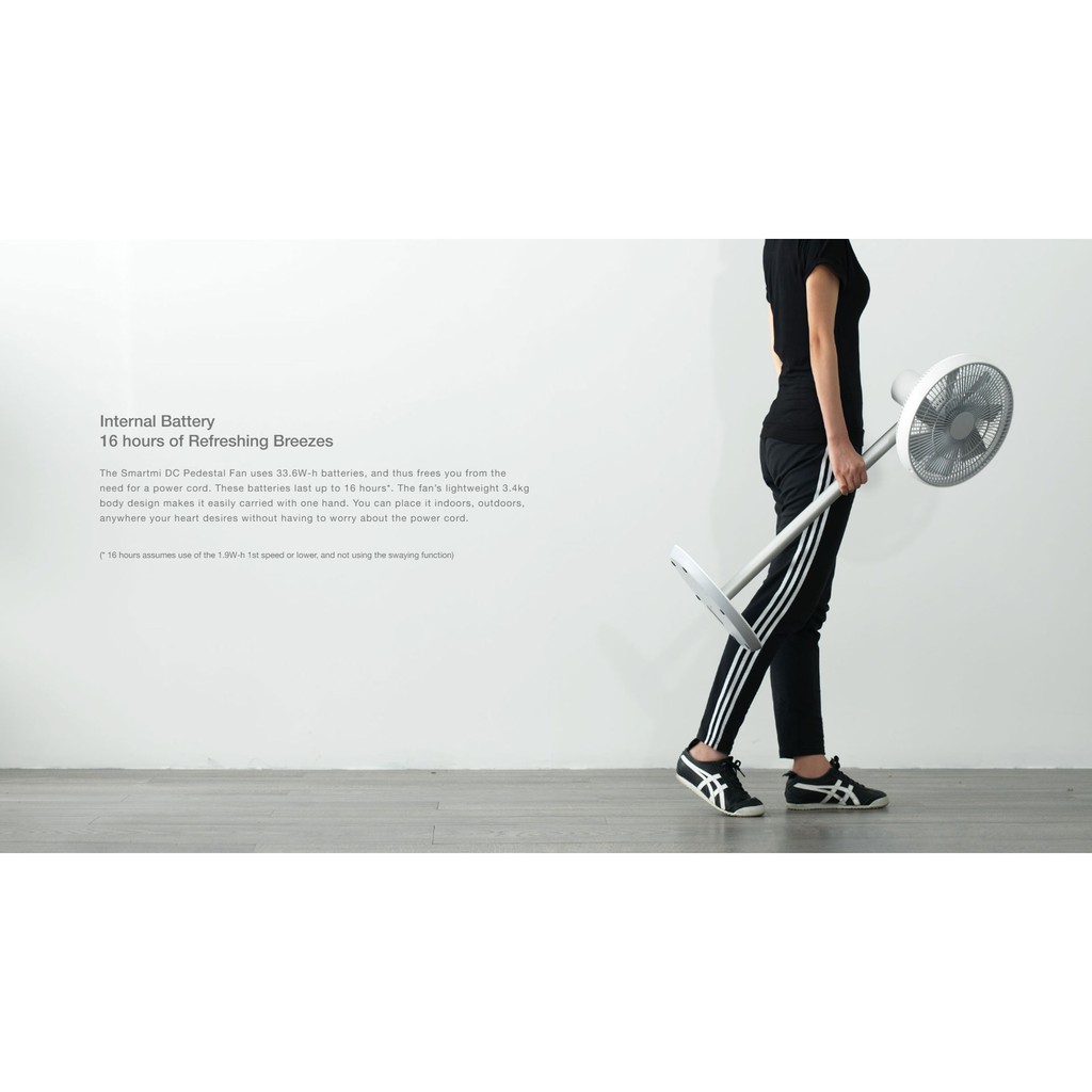 โปรโมชั่น [Battery Version] Xiaomi Smartmi Standing DC Fan 2S พัดลมตั้ง ...
