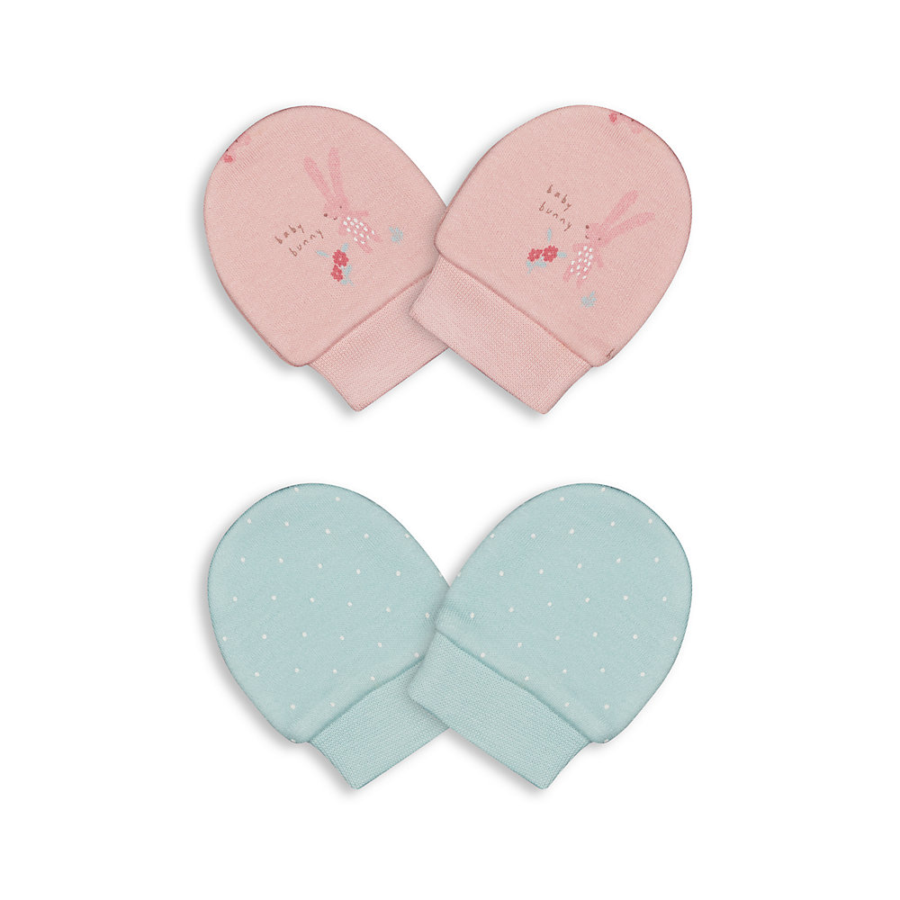 ถุงมือเด็กทารก Mothercare harvest mouse mitts - 2 pack WB091 | Lazada.co.th