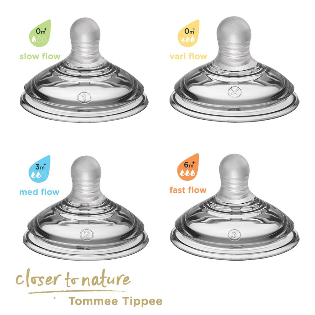 Tommee Tippee Closer to Nature Super Soft Teats (Fast Flow) 6m+ - TommeeTippee - ThaiPick