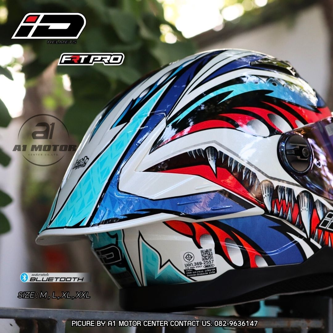 หมวกกันน็อคเต็มใบ ID HELMET รุ่น FRT PRO ใหม่ล่าสุด 2023 ทรงสปอร์ตสุด ...