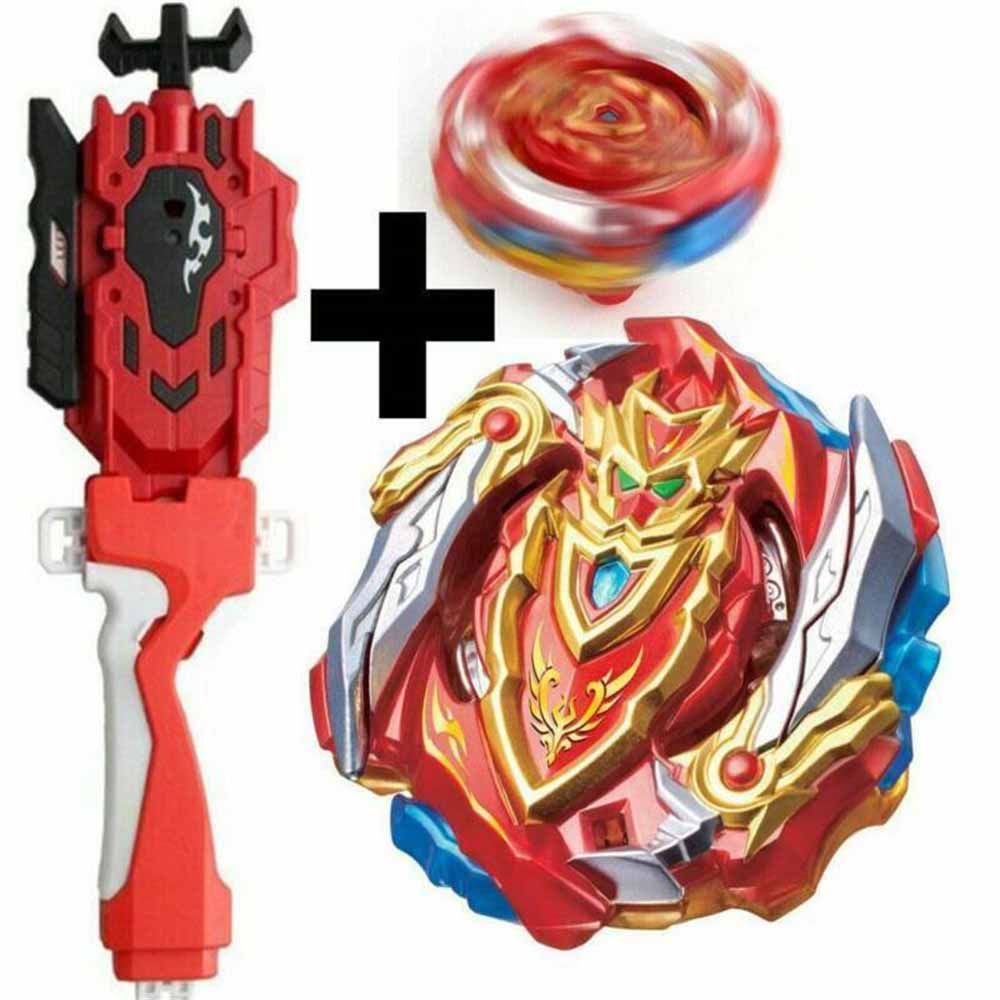 Beyblade Cho-Z Achilles Burst STARTER SET w/ Launcher B-129 Spinning ...