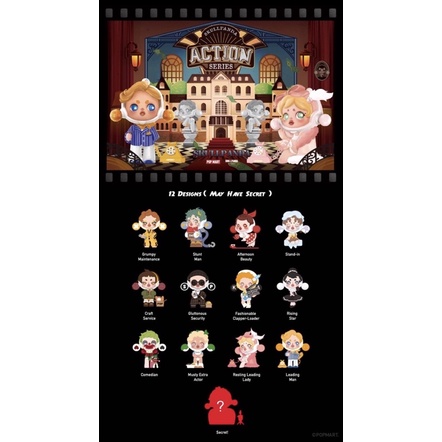 HOT ️พร้อมส่งแบบสุ่มแบบตัวแยก ️Pop Mart SKULLPANDA Action Cut Series ...