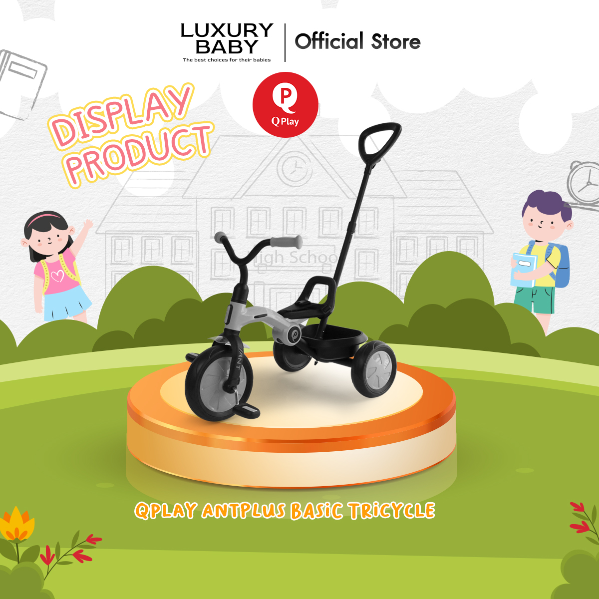 【Display Product : สินค้าตัวโชว์】Qplay Ant Plus Basic Tricycle จักรยาน 3 ล้อ ขั้นพื้นฐาน ...