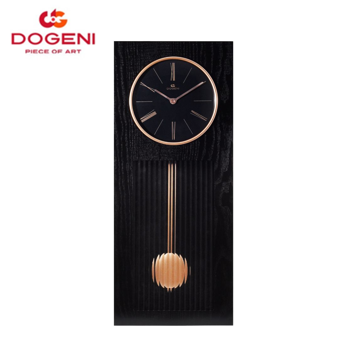 DOGENI นาฬิกาแขวน รุ่น WCW020BL นาฬิกาแขวนไม้ นาฬิกาดีไซน์เรียบหรู นาฬิกาลูกตุ้ม - DOGENI - ThaiPick