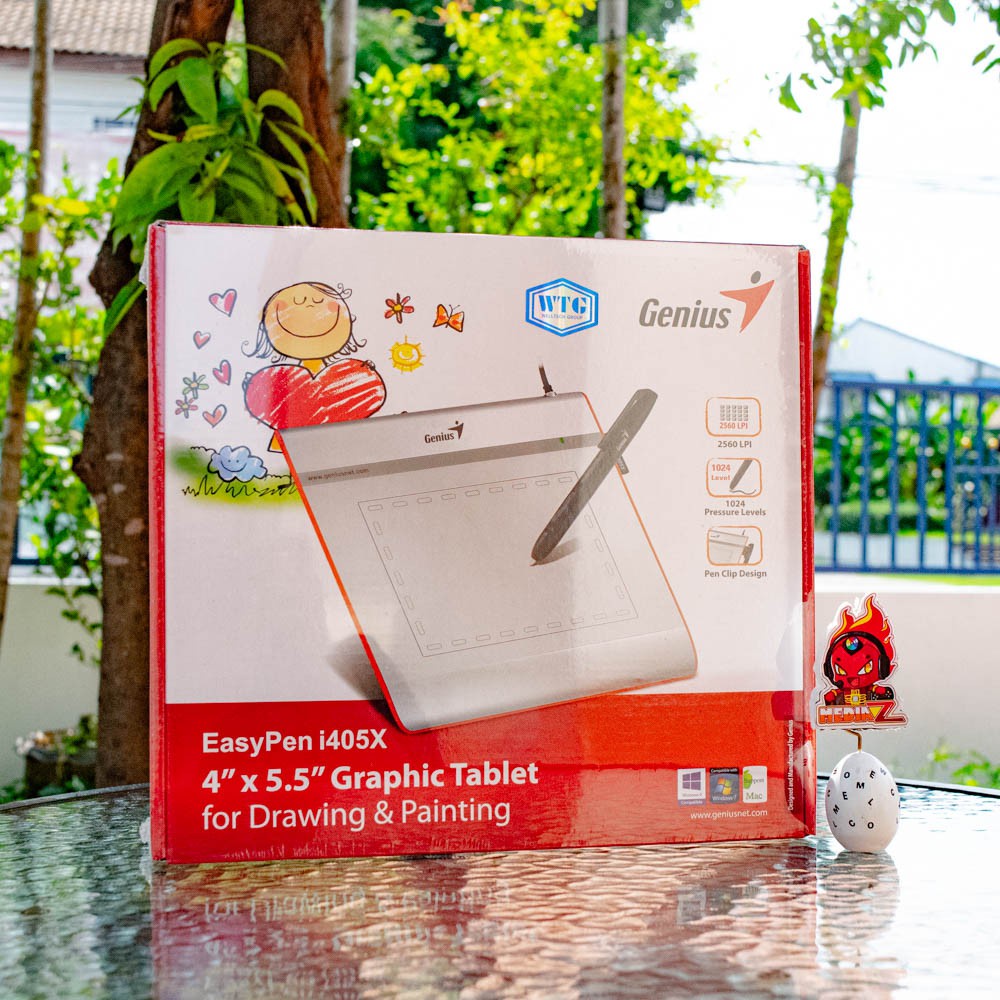 เม้าส์ ปากกา วาดรูป ไร้สาย️️Pen Mouse wireless GENIUS EASY I405X TABLET ...