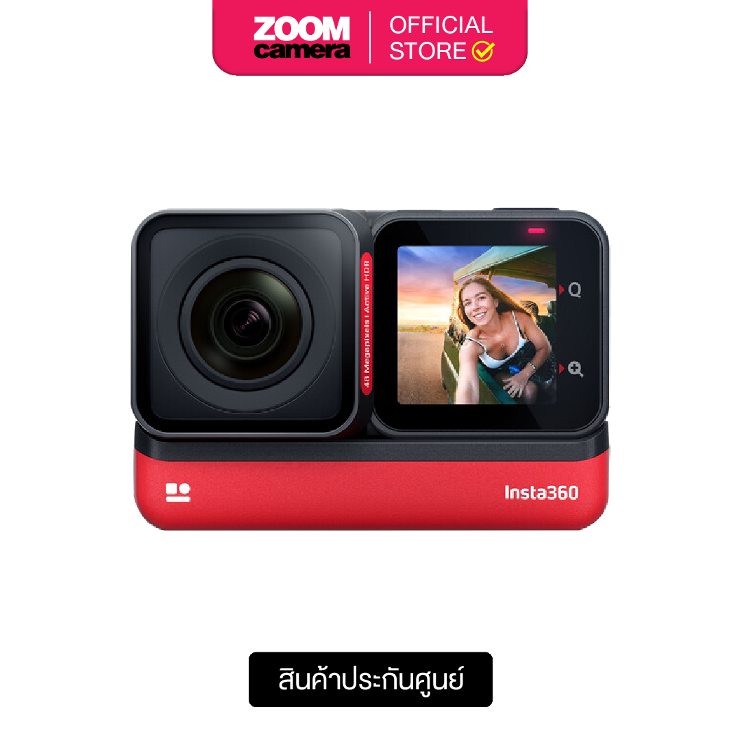 Insta360 ONE RS Twin Edition Action Camera (ประกันศูนย์ 1 ปี) - ZoomCamera - ThaiPick