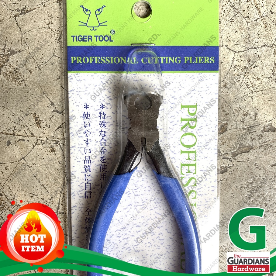 คีมปากนกแก้ว ซึโนดะ TIGER TOOLS TSUNODA ขนาด 4 1/2นิ้ว (**ของแท้ 100% Made in JAPAN) คีมตัดตะปู ...