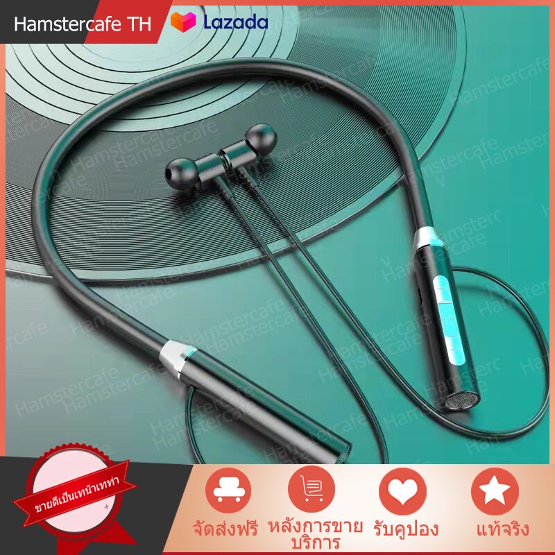 หูฟังบลูทูธไร้สายแบบใส่ในหู LP-BT86 แบบห้อยคอ กันน้ำ แบบพกพาสแตนด์บาย ...