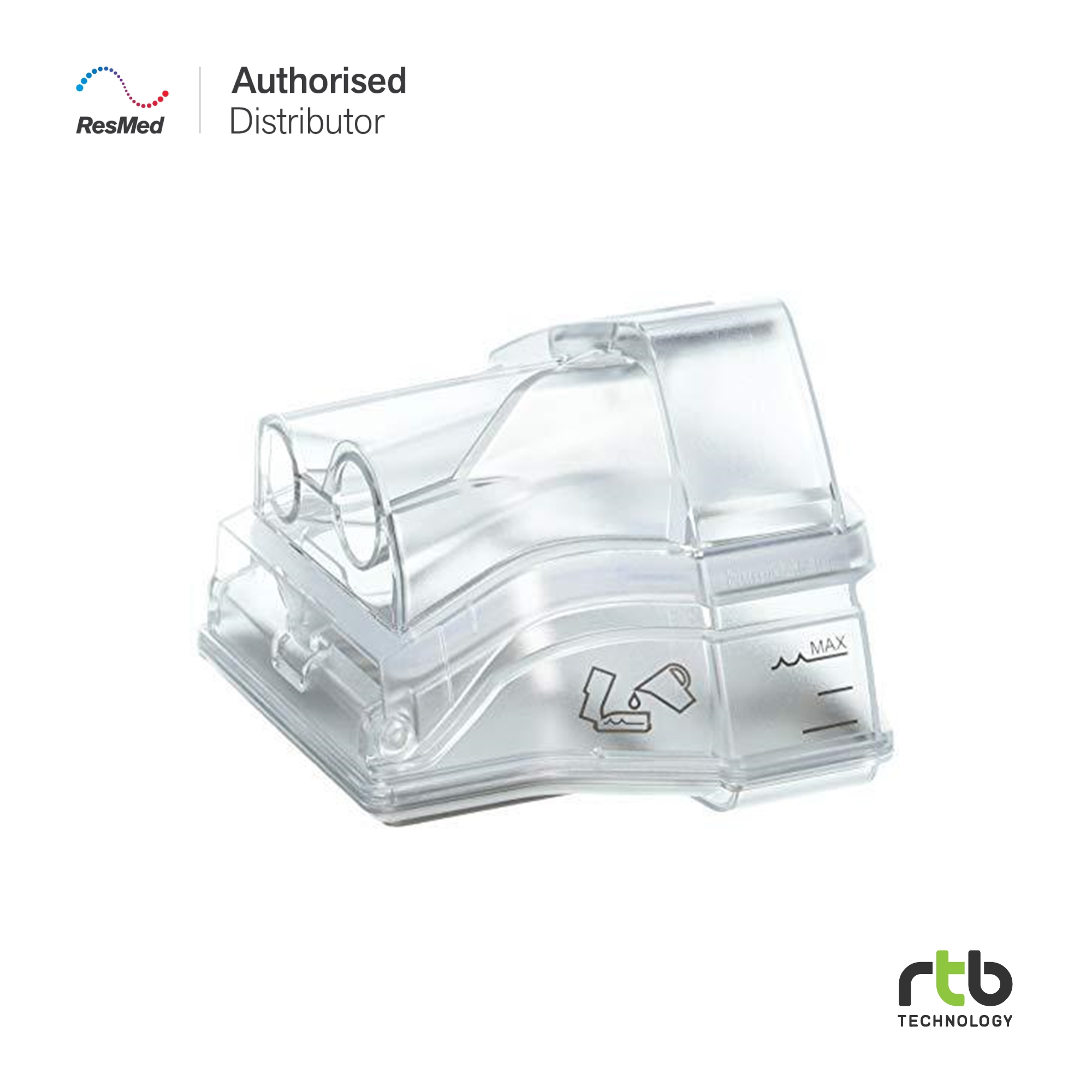 Resmed อุปกรณ์ใส่น้ำทำความชื้น Heated Humidair Cleanable Tub | Lazada.co.th