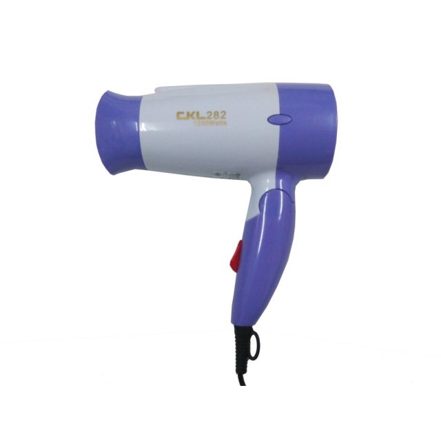ราคาถูก Ckl twosister mini hair dryer ไดร์พกพา 1,200 watt รุ่น 282 - สีม่วง/ขาว