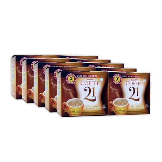 ดีลพิเศษ NatureGift Coffee 21 เนเจอร์กิฟ คอฟฟี่ ทเวนตี้ วัน 1 ชุด มี 10 ...