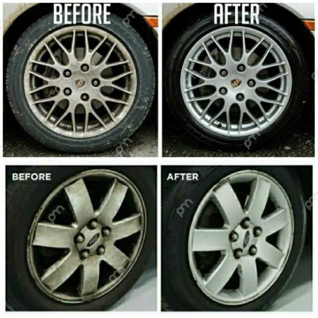 (รุ่นใหม่) Getsun Wheel Cleaner & Polish สเปรย์ทำความสะอาดล้อแม็กซ์ และ ...