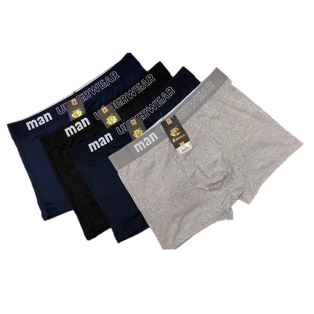 Esuna boxer กางเกงในชายเนื้อผ้าเหมือนคอตตอนนุ่มไร้ตะเข็บนอ่อนโยนอย่าง ...