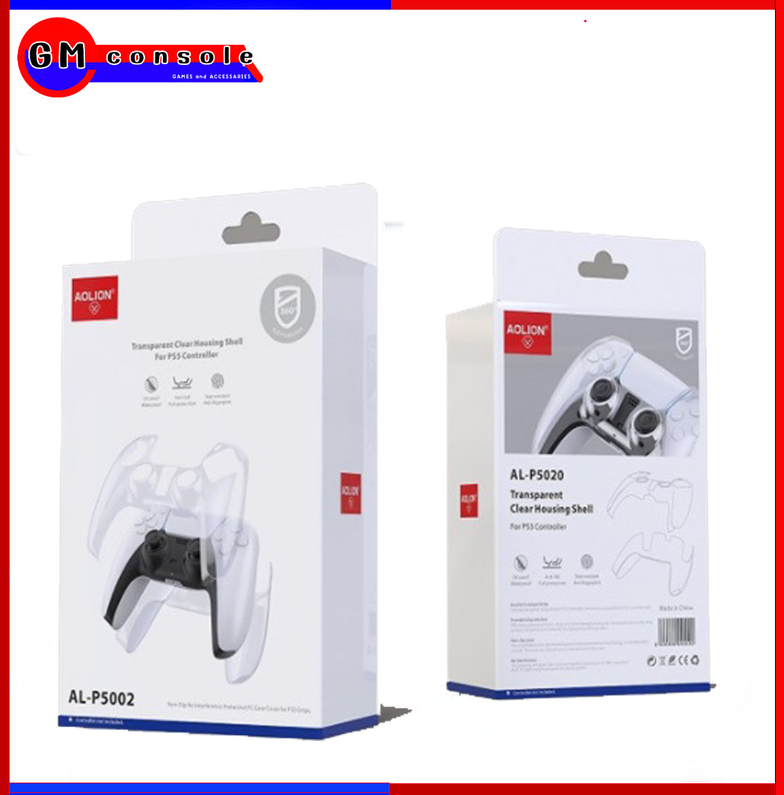 AL-P5020 Clear Hard Case Protective Cover Skin For PS5 Gamepad Anti ...