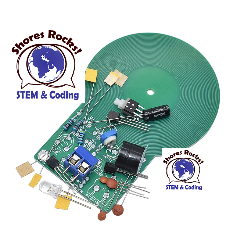 DIY Metal Detector Kit DC 3V-5V 60mm Non-contact Sensor Board - U R ...