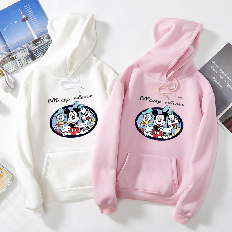 MIQI- LONGเสื้อยอดฮิตลายมิกกี้เมาส์ แจ็คเก็ต เเสื้อกันหนาว เสื้อฮู้ดแขน ...