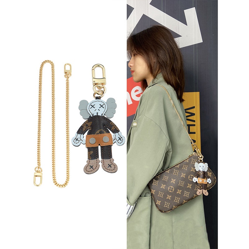 【READY STOCK】Mahjong bag transformation metal chain shoulder belt chain ...