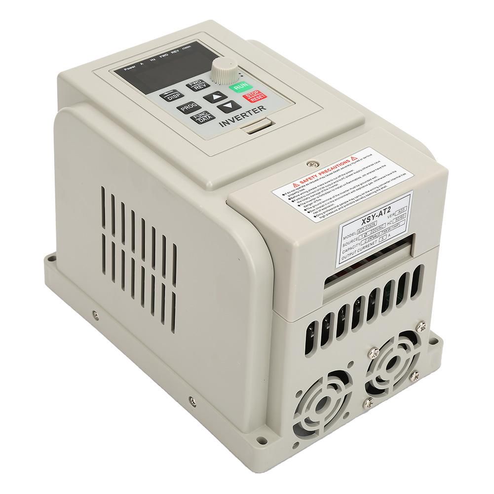 [Promosyon] 220VAC Variable Frequency Drive VFD Speed Controller for single-phase 0.75kW AC ...