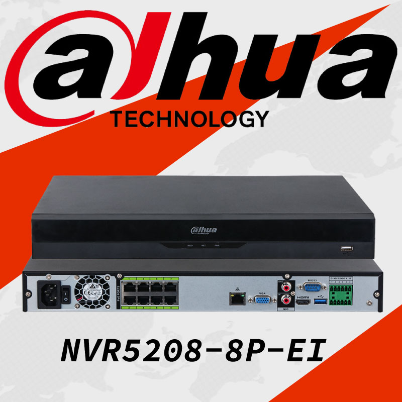 Dahua POE NVR NVR5208-8P-EI NVR5216-16P-EI Replace, 51% OFF