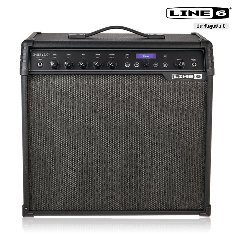 Line 6® Spider V 120 MkII แอมป์กีตาร์ แอมป์โปร่ง แอมป์เบส 120 วัตต์ มี ...