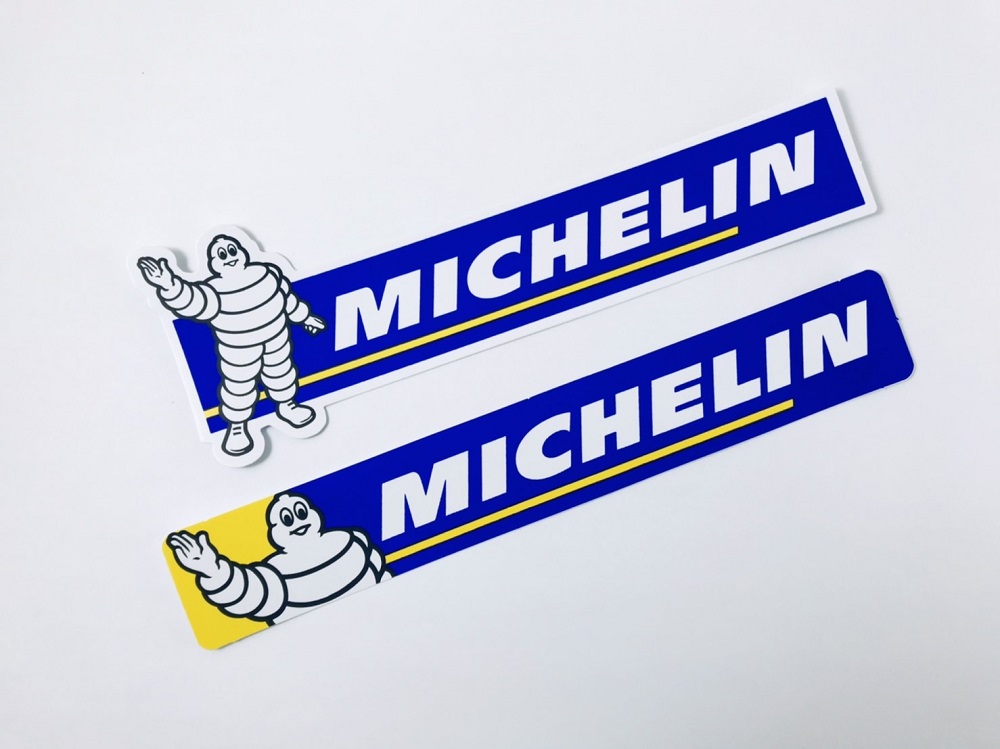 สติ๊กเกอร์ Michelin MotoGP มิชลิน สติกเกอร์ [2ชิ้น] รถแข่ง แต่งรถ ติดรถ ...