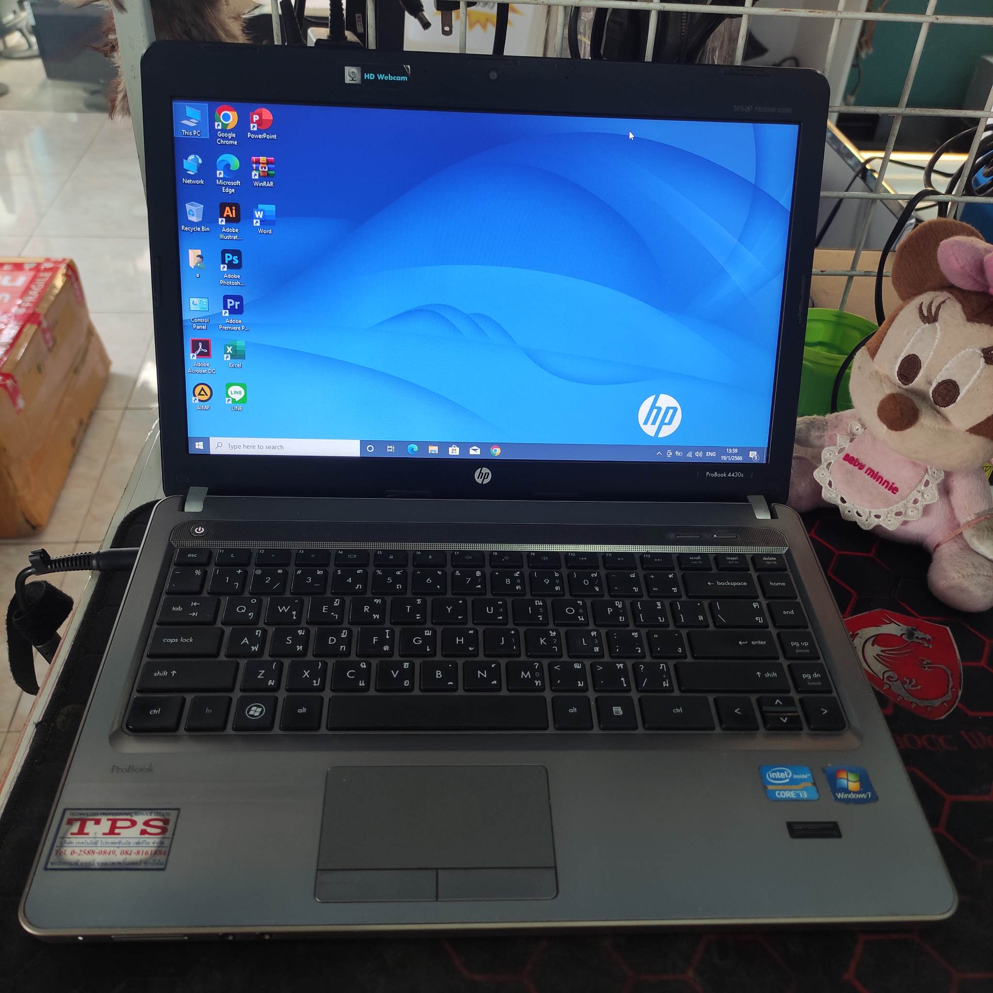 โน๊ตบุก มือสอง Hp Probook 4430s Core i5 Ram 8 Gb ใช้งานได้ 100% ...