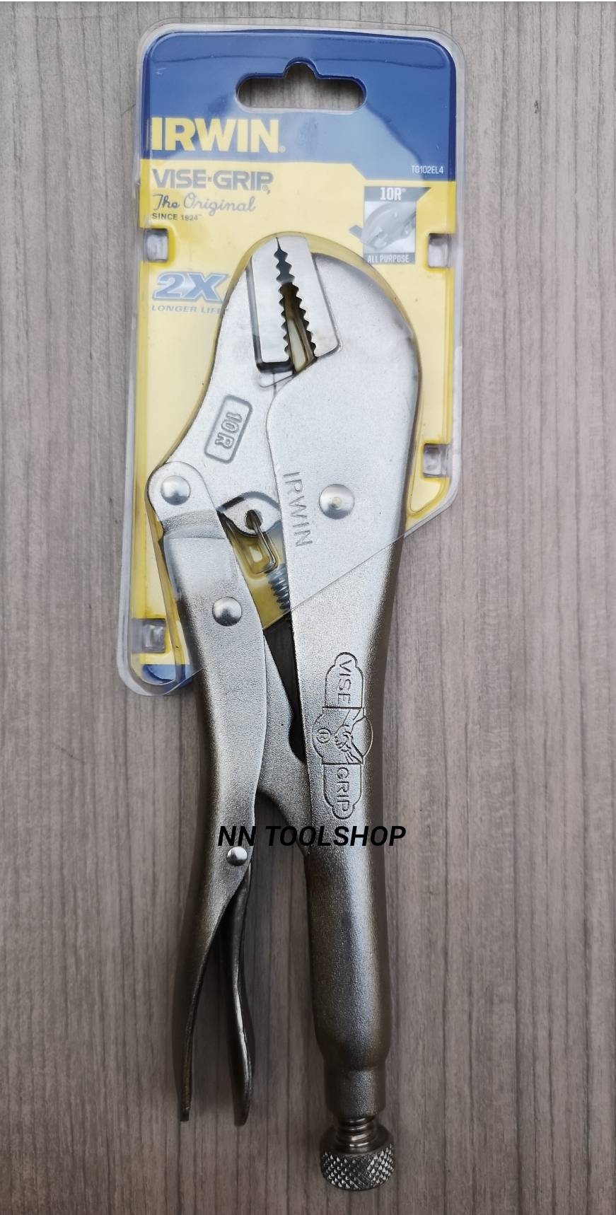 VISE GRIP คีมล๊อคไวส์กริ๊ป ปากตรง ขนาด 10 นิ้ว IRWIN Locking Piler รุ่น ...