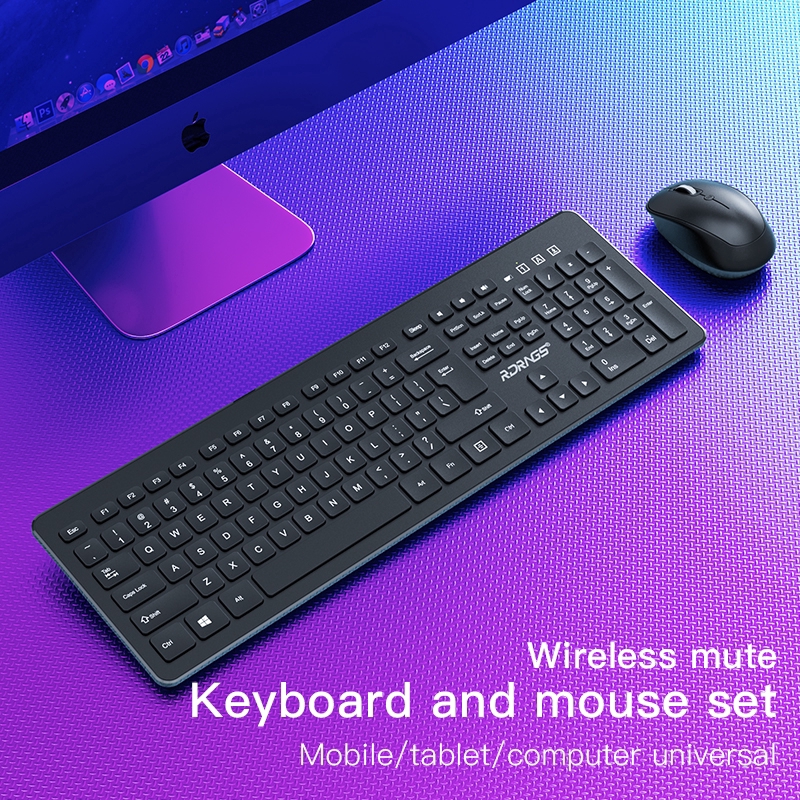 [COD]Mouse Keyboard Bundles 2.4G การเชื่อมต่อไร้สาย Silent Wireless ...