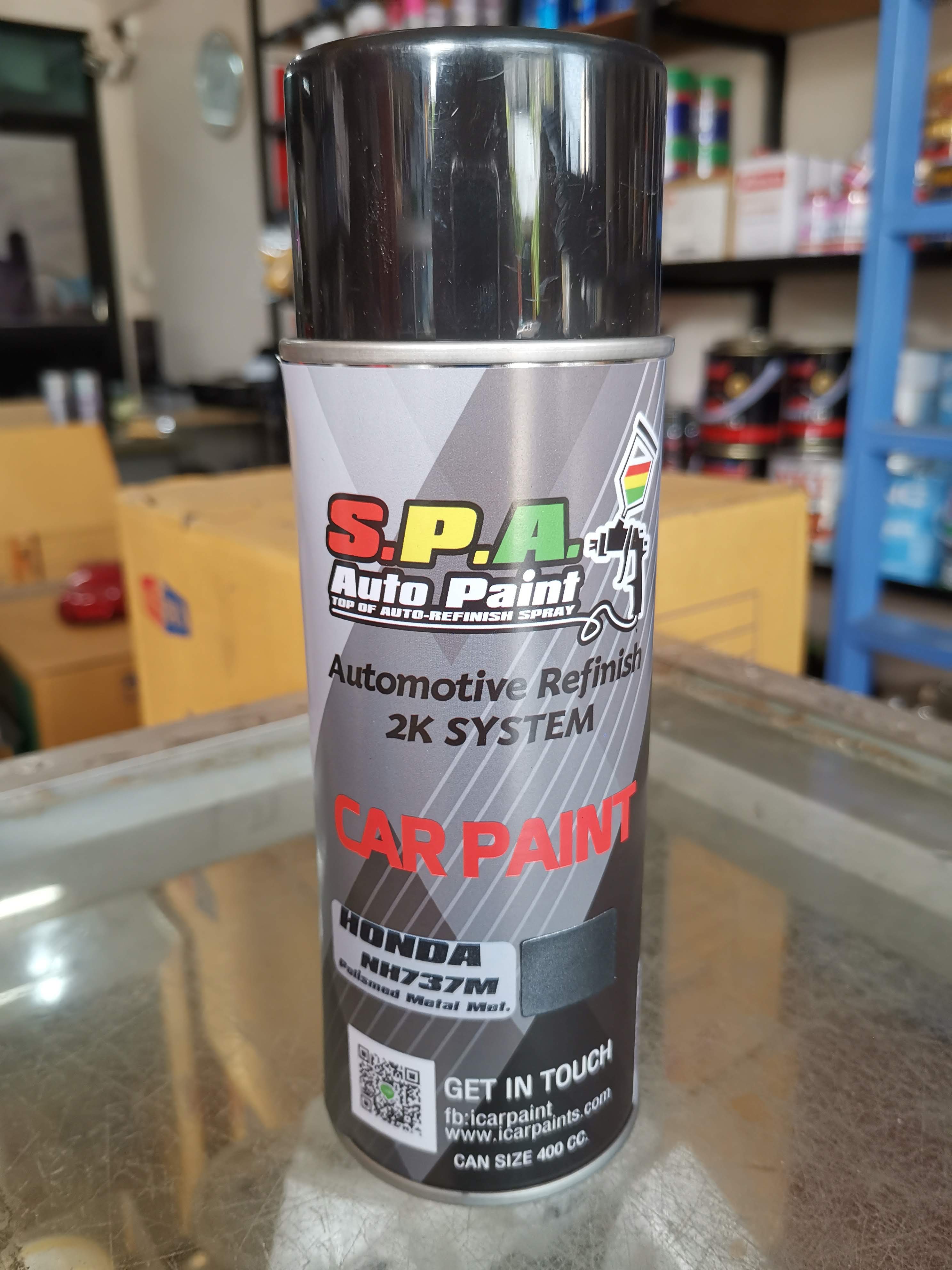 สีแต้้มรถยนต์ HONDA สีเทา Polished Metal Metallic NH737M ...