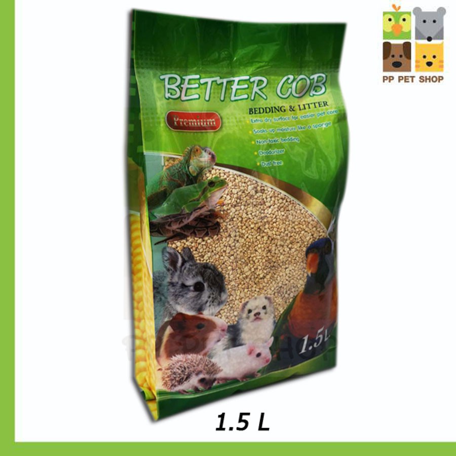 ( Pro+++ ) วัสดุปูพื้นกรง Better Cob ใช้ได้กับสัตว์ทุกชนิด นก กระต่าย ...