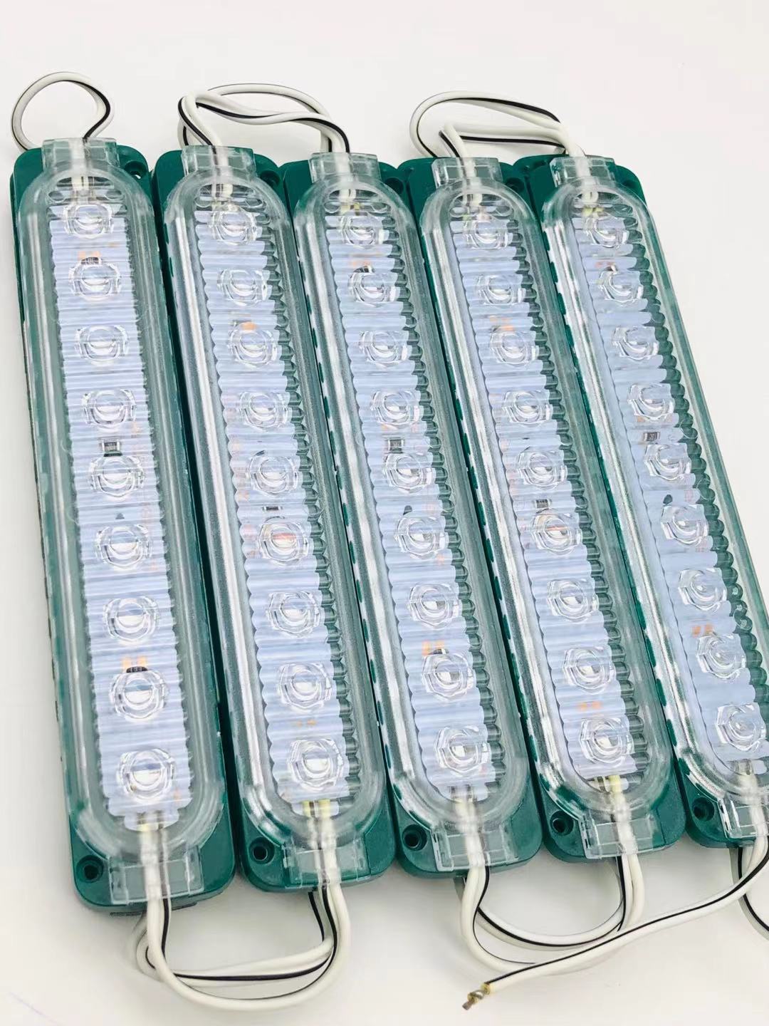 ไฟโมดุล LED Module 9led มี12vกับ24v รถใหญ่ มี8สีให้เลือก 1ชิ้น10ชิ้น(1 ...