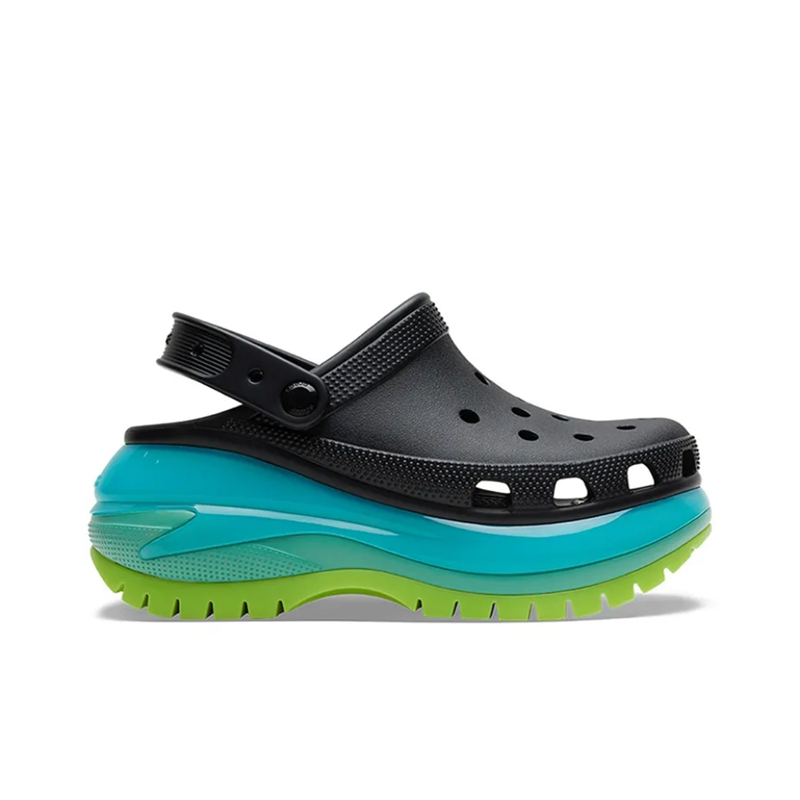 AUTHENTIC SANDALS Crocs Mega Crush Dark Green SPORTS SHOES 207988 - 0C4 ...