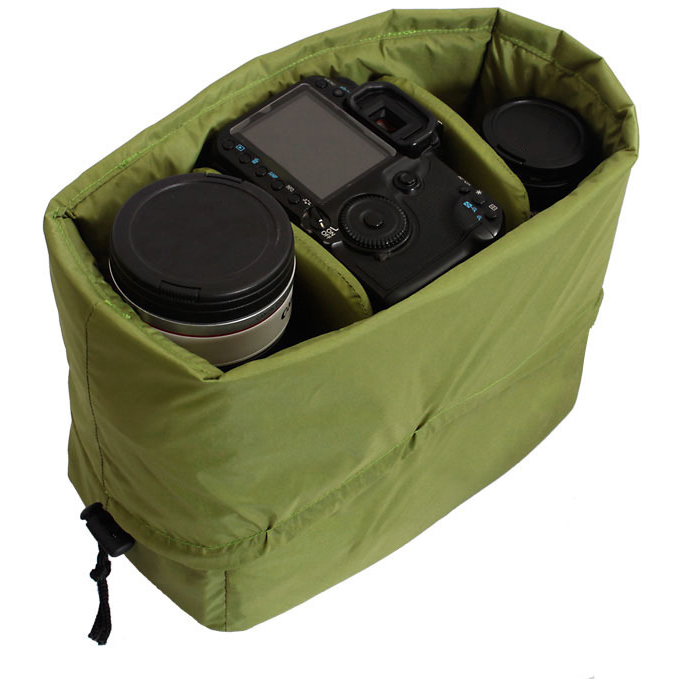 Waterproof Insert Padded Partition Camera Bag Lens Case For Dslr Slr ...