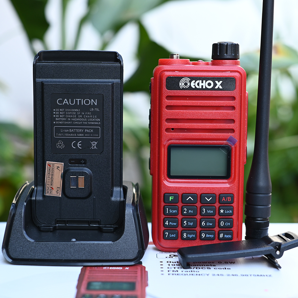 วิทยุสื่อสารถูกกฏหมาย ECHO-X CB-245 MHz Dual band มีประกัน มีทะเบียน ...