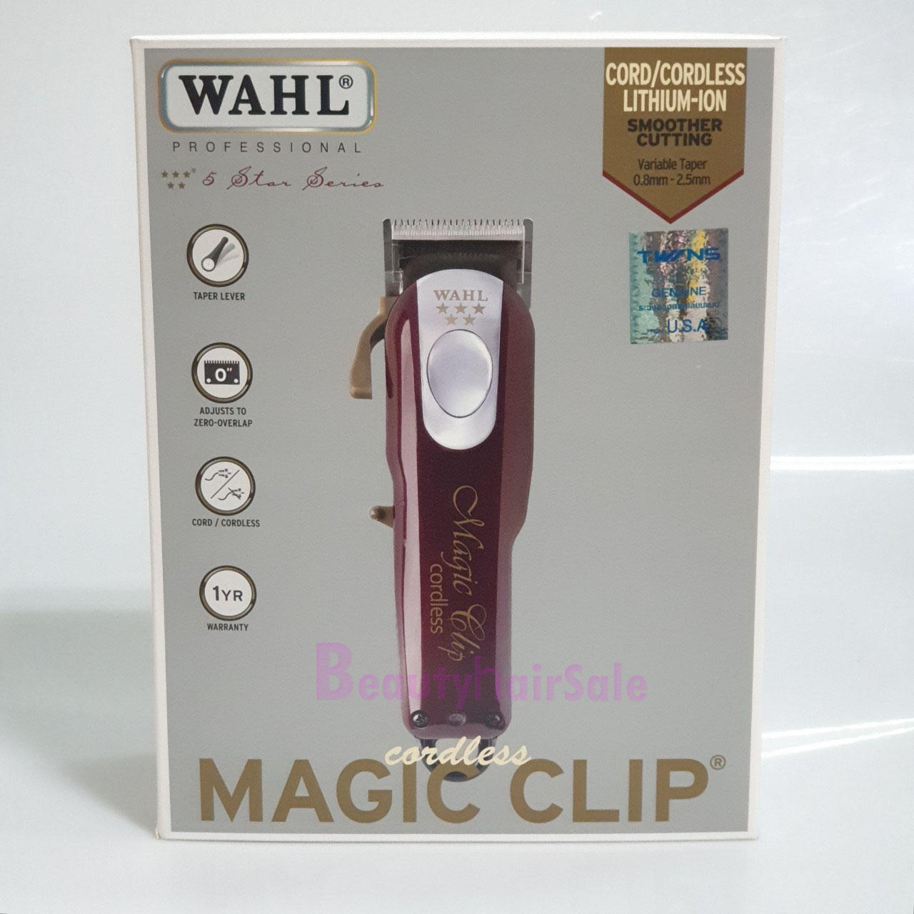 WAHL cordless magic clip (ไร้สาย) ปัตตาเลี่ยนตัดผม แบตตาเลี่ยน บาร์เบอร์ ประกันศูนย์ไทย - ลัดดา ...