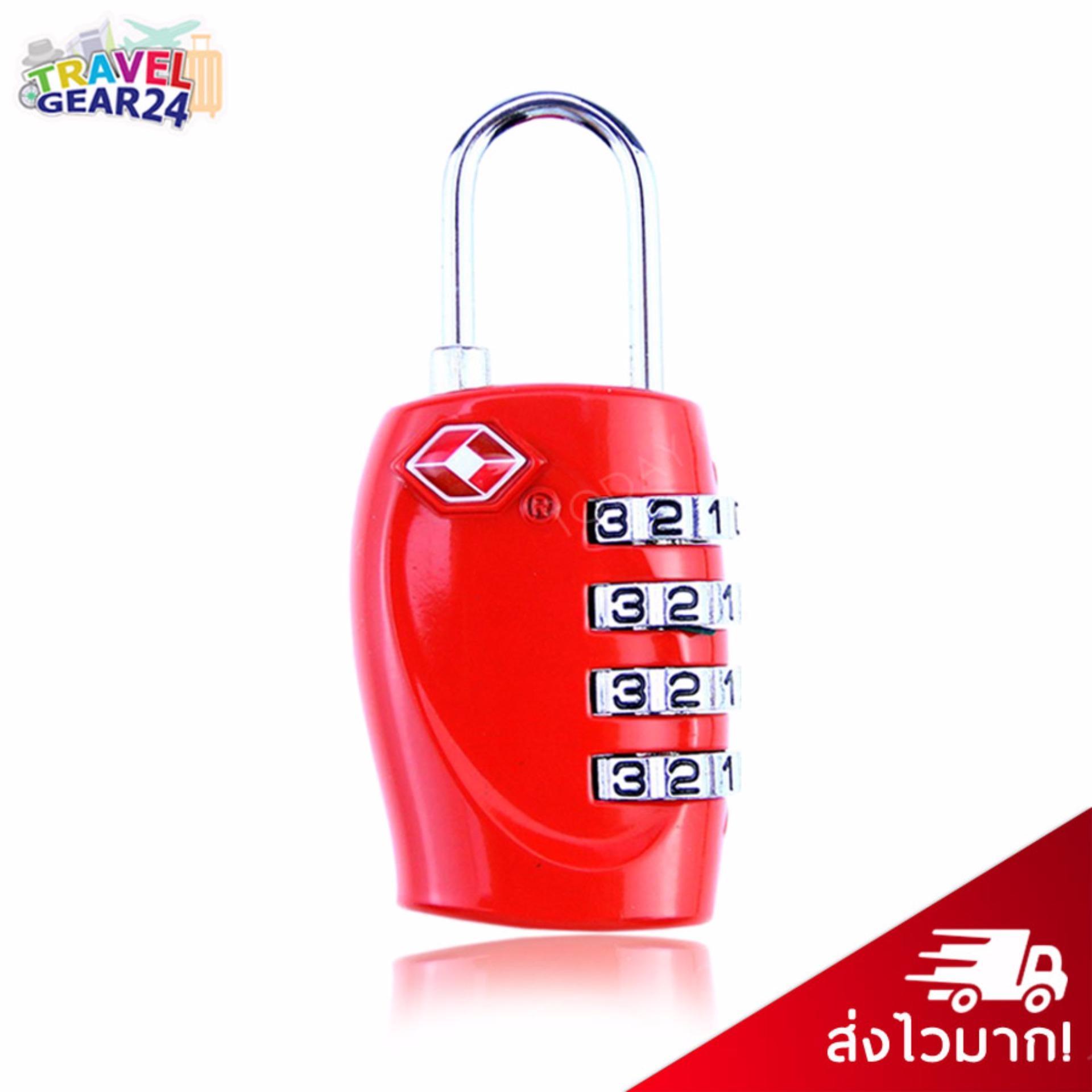 TravelGear24 กุญแจล็อคกระเป๋าเดินทาง TSA กุญแจล็อค 4 รหัส Travel ...