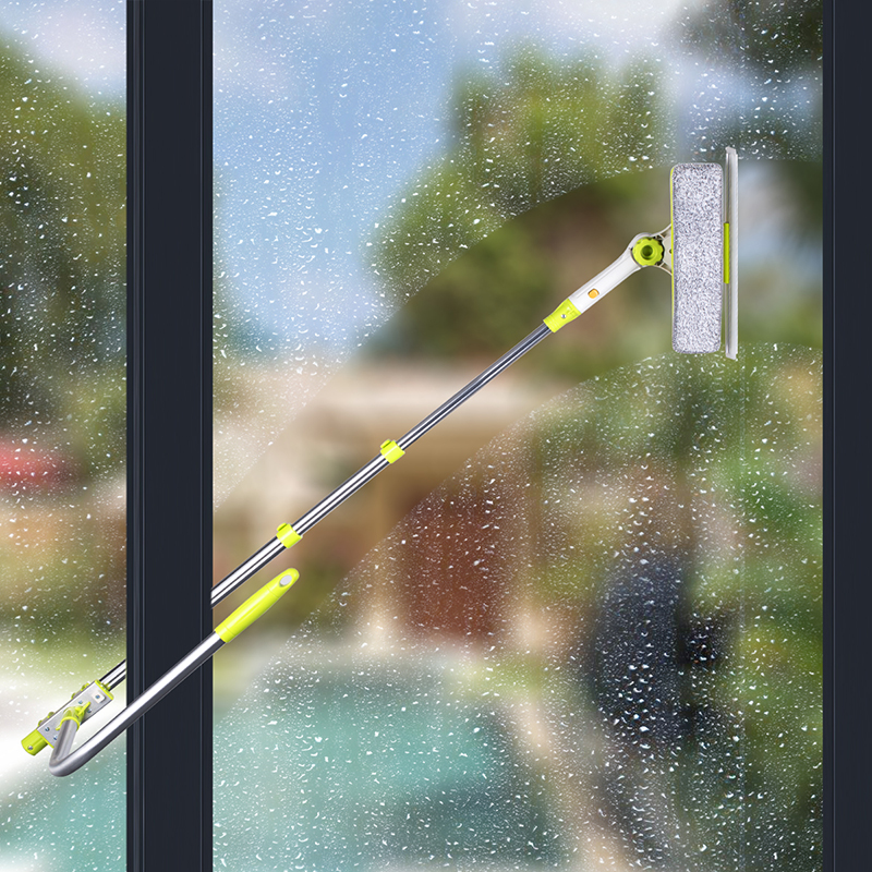Window Glass Cleaning Tool Brush Double-sided escopic Rod Window ...