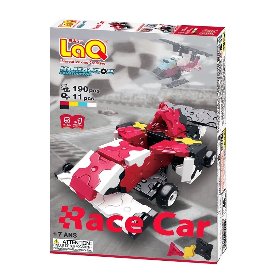 LaQ Race Car ลาคิว ชุด รถแข่งสีแดง ตัวต่อเสริมพัฒนาการ ผลิตในญี่ปุ่น สำหรับเด็กอายุ 7 ขวบขึ้นไป ...