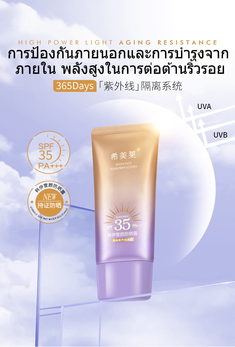 Favogue Body RefreshingNon GreasyIsolating Sunblock Cream SPF35 PA 40Ml--SP35 HZ-065 - ATHNA ...