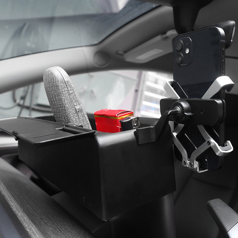 Car Phone Mount for Tesla Model 3 Model Y, with 2 Adjustable Cellphone ...