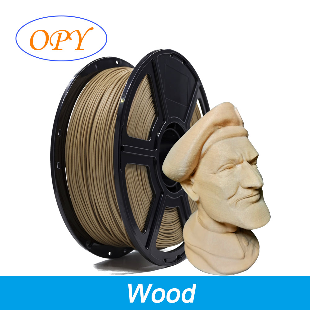Pla Wood Filament 3D Printer Wooden Plastic 1.75Mm 1Kg Nature Materials ...